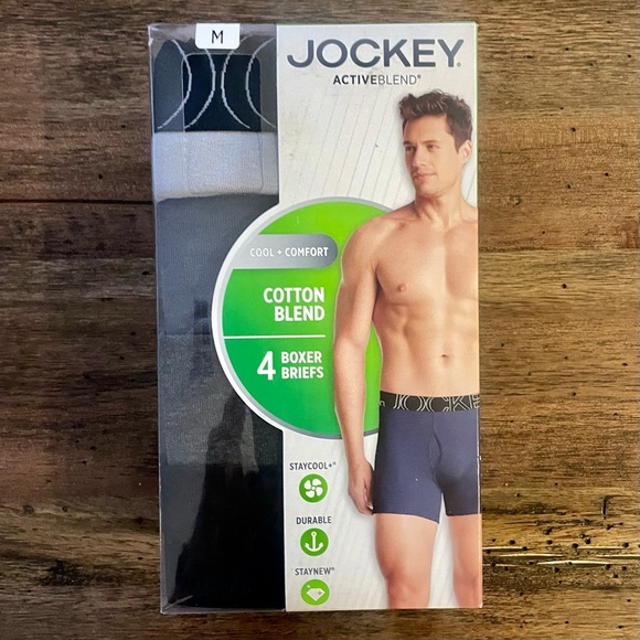 Jockey | Underwear & Socks | Mens Medium Jockey 4 Pack Underwear Active ...